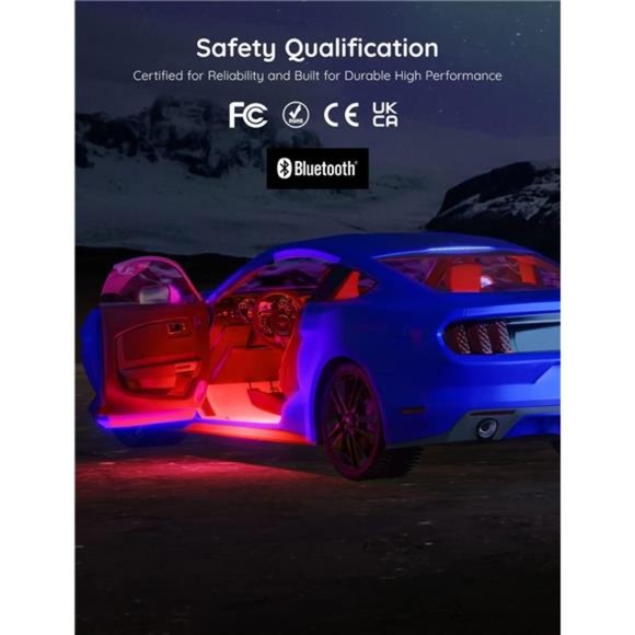 Other | Car Led Lights Smart Car Interior Lights With App Control Rgb ...